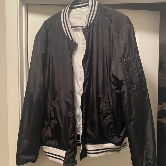 Express | Jackets & Coats | New Express Reversible Varsity Bomber ...